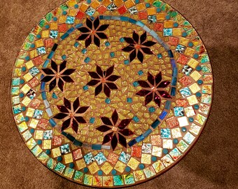 Mosaic Side Table Made to Order | Etsy