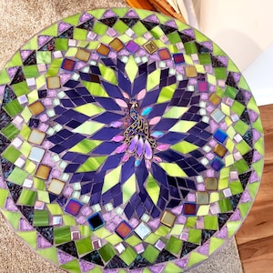 Mosaic Side Table Made to Order - Etsy