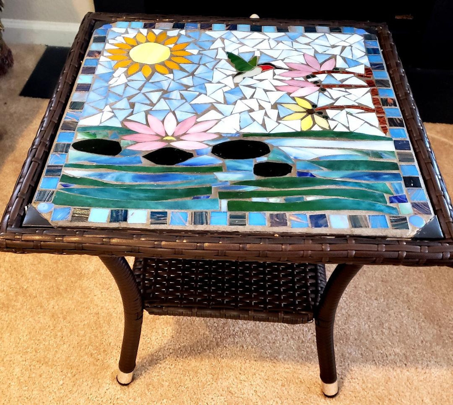 Mosaic Table - Etsy