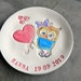 Personalized Baby Ceramic Plate Baby Birth Keepsake Little - Etsy