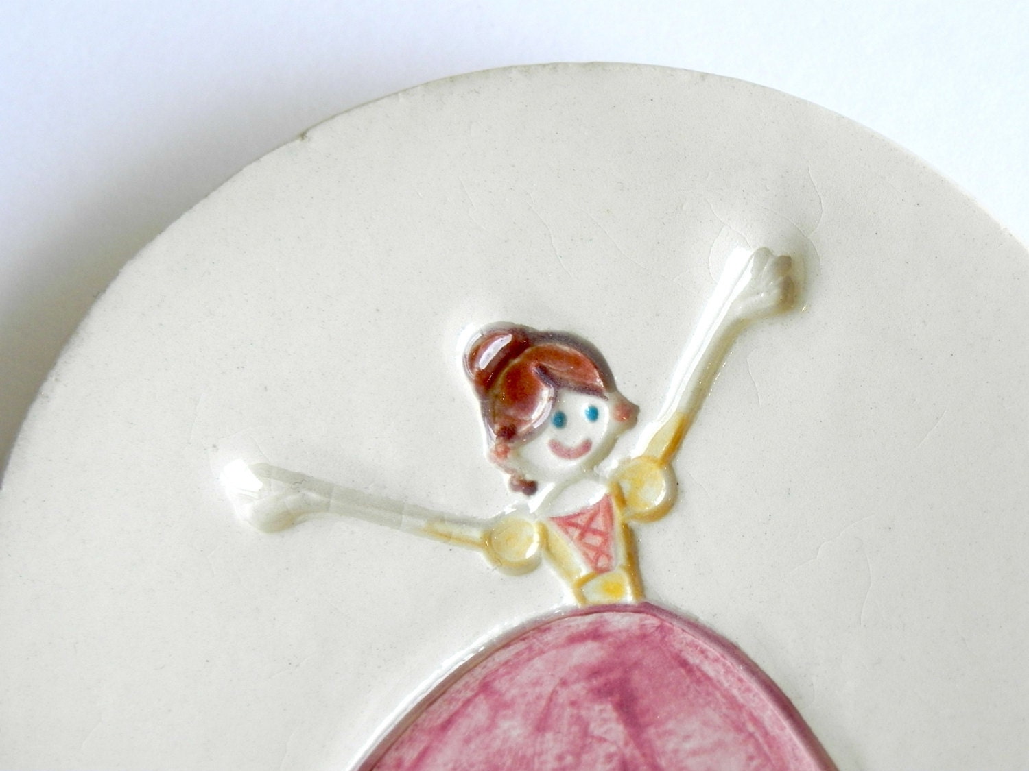 Princess Ceramic Plate Personalized Ceramic Dish Custom - Etsy