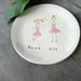 Personalized Ballerinas Ceramic Plate Sister Ballet Dancers - Etsy