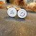 Smile Happy Face Cuff Links, Emoji Cuff Links, Sad Face Emoji Cufflinks ...