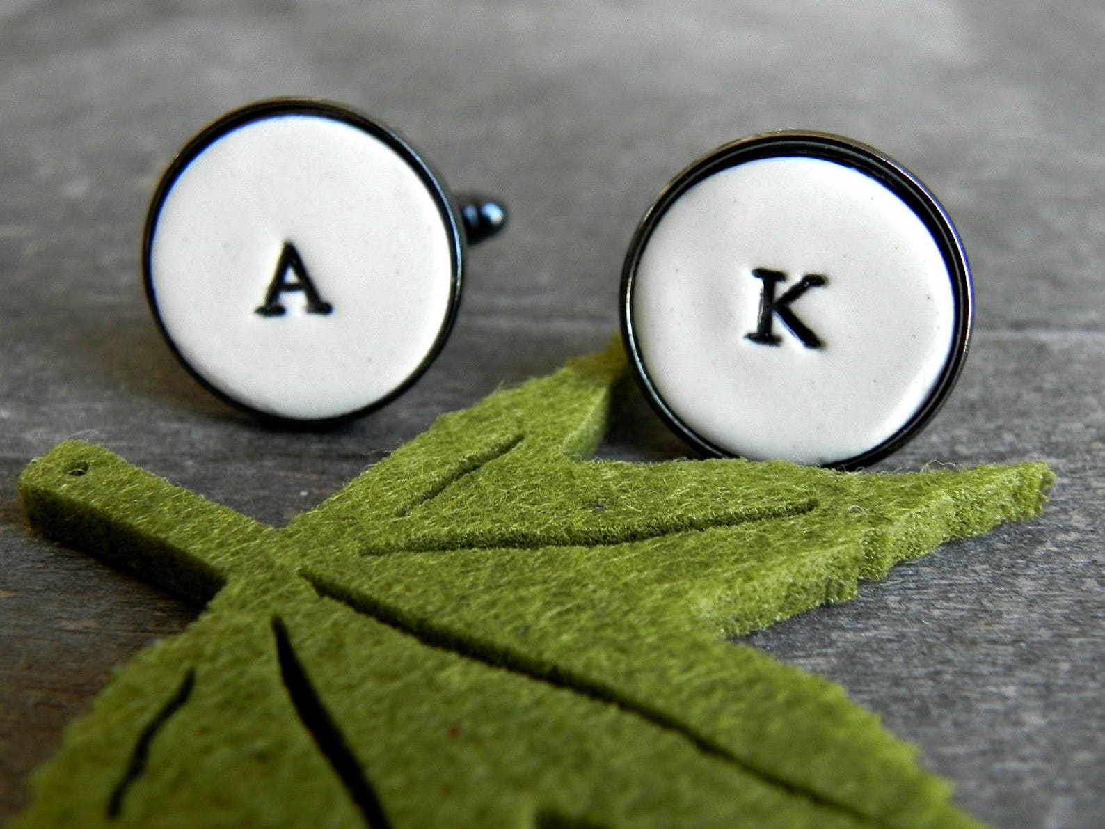 Personalized Custom Cuff Links, Wedding Monogrammed Cuff Links, Capital ...