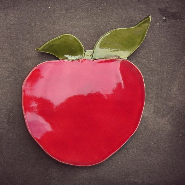 Apple Spoon Rest - Etsy