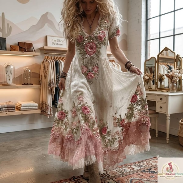 Boho Dress - Etsy