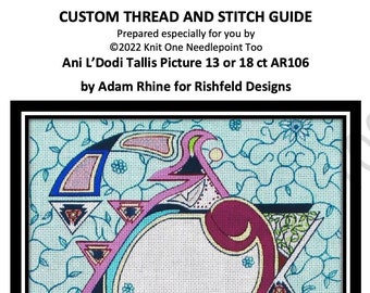 Stitch Guide for Flower Girl Spring by Dede Needleworks - Etsy