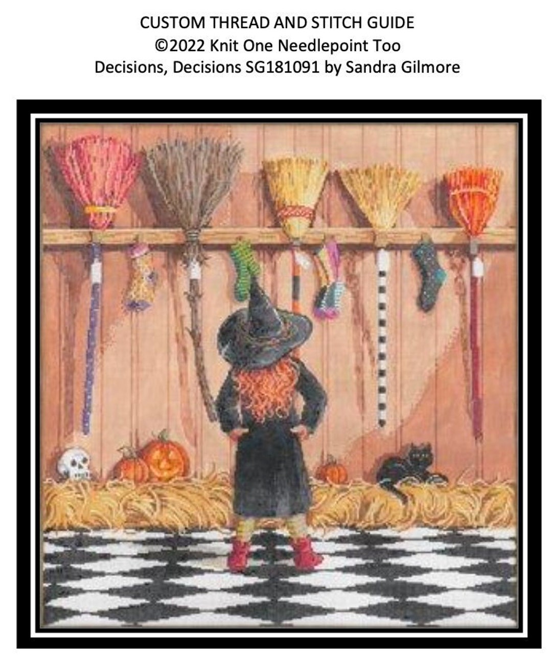 Stitch Guide for Decisions, Decisions by Sandra Gilmore SG181091 - Etsy