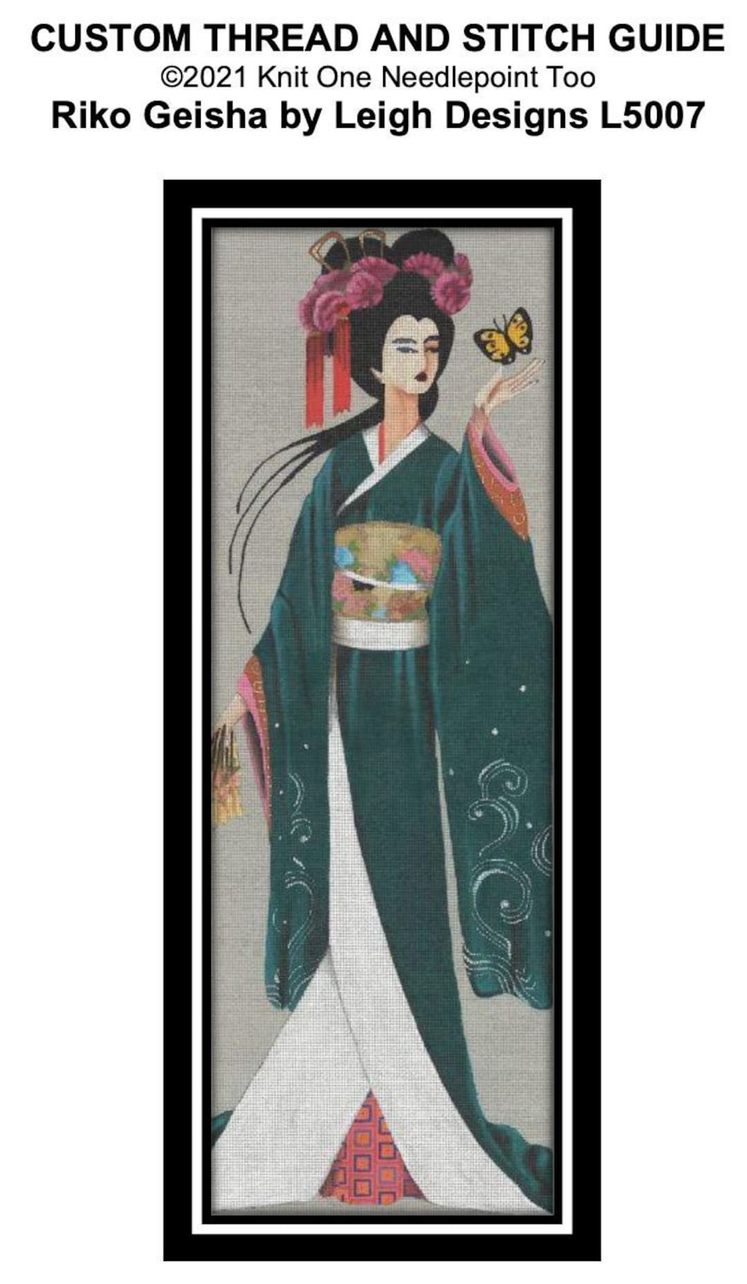 Stitch Guide for Riko Geisha by Leigh Designs L5007 - Etsy