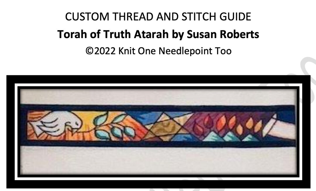 Stitch Guide for Torah of Truth Atarah by Susan Roberts SREP1505 - Etsy ...