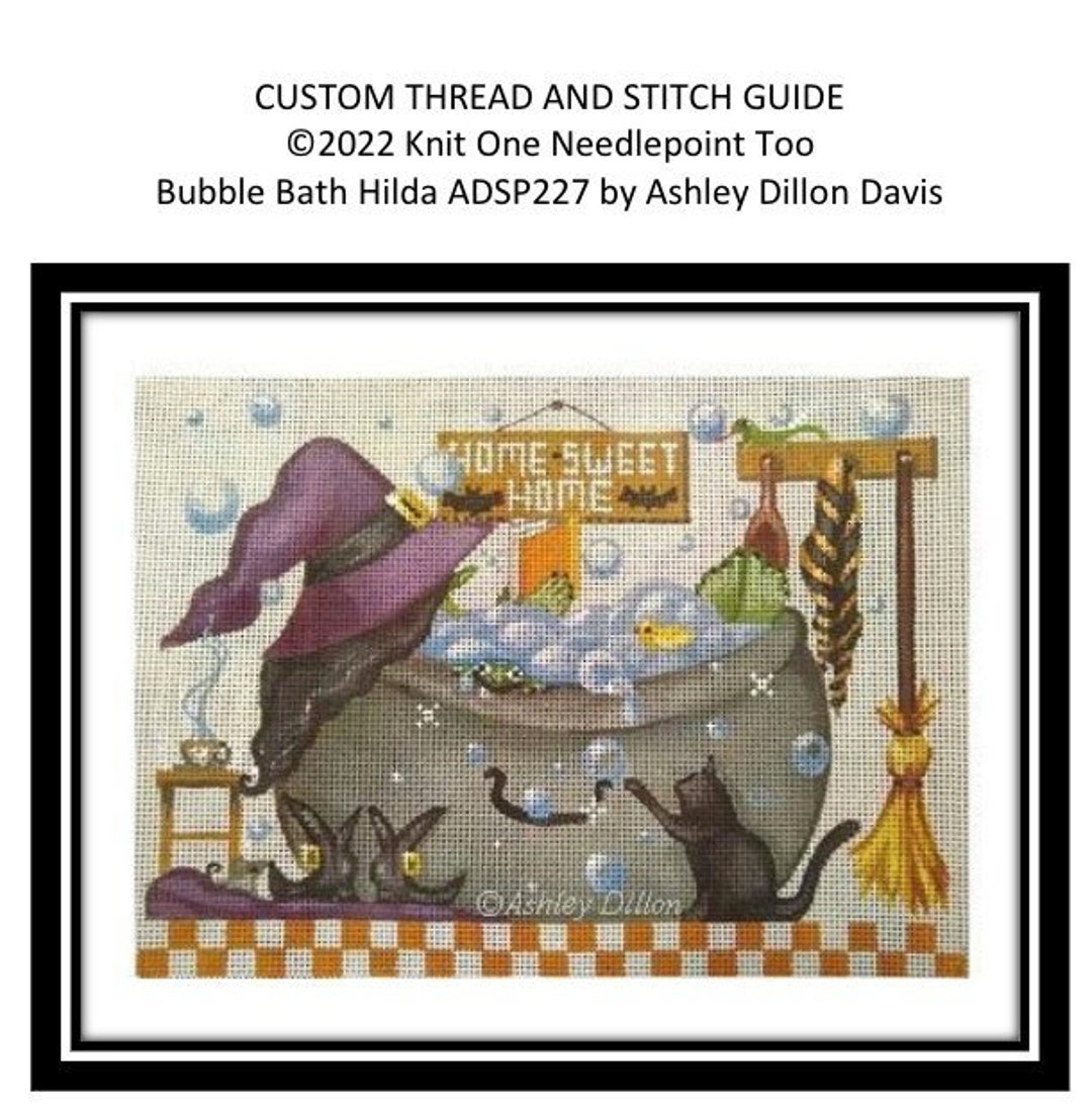 Stitch Guide for Bubble Bath Hilda by Ashley Dillon Davis ADSP227 - Etsy