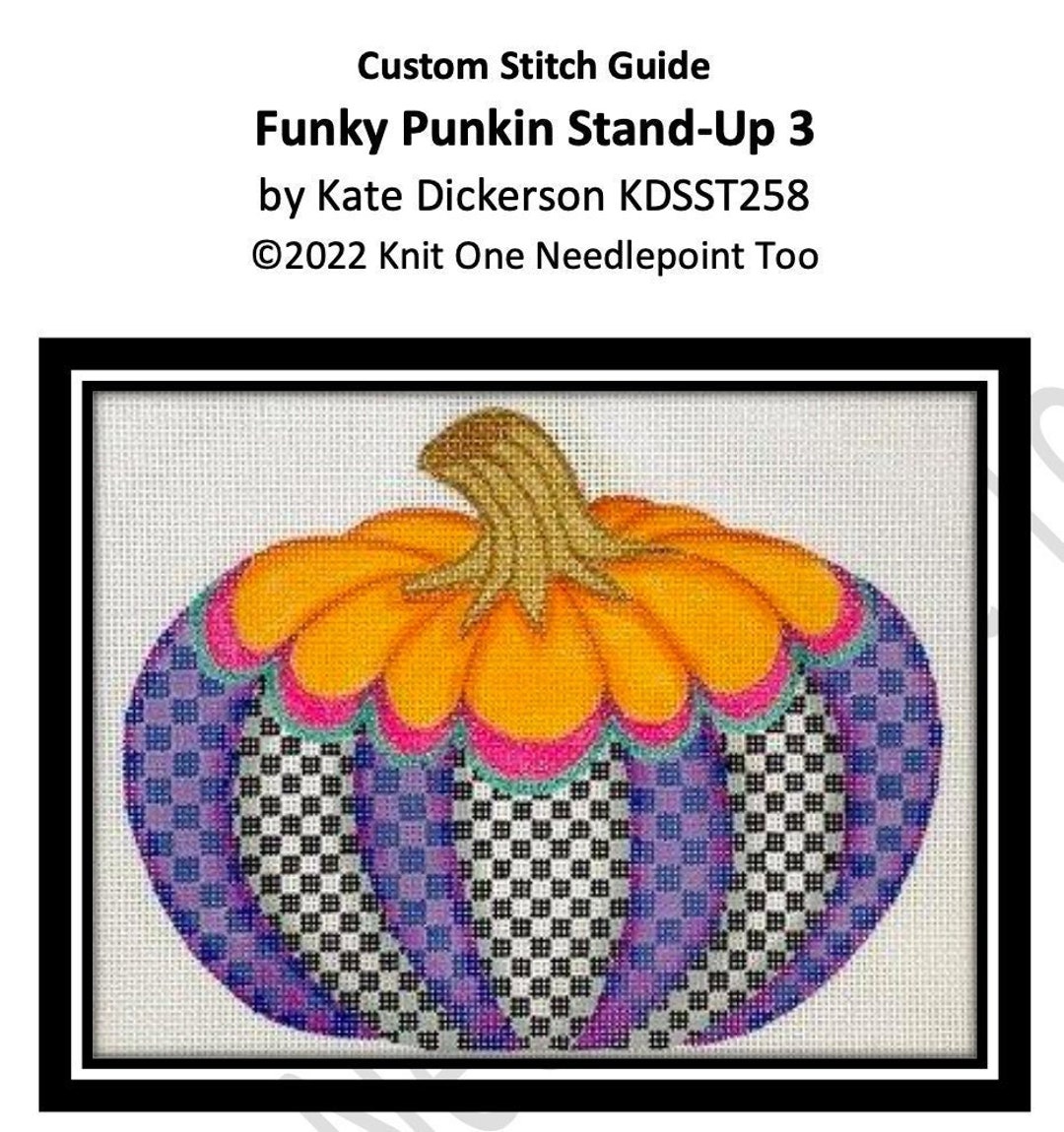 Stitch Guide for Funky Punkin Stand up #3 by Kate Dickerson KDSST258 - Etsy
