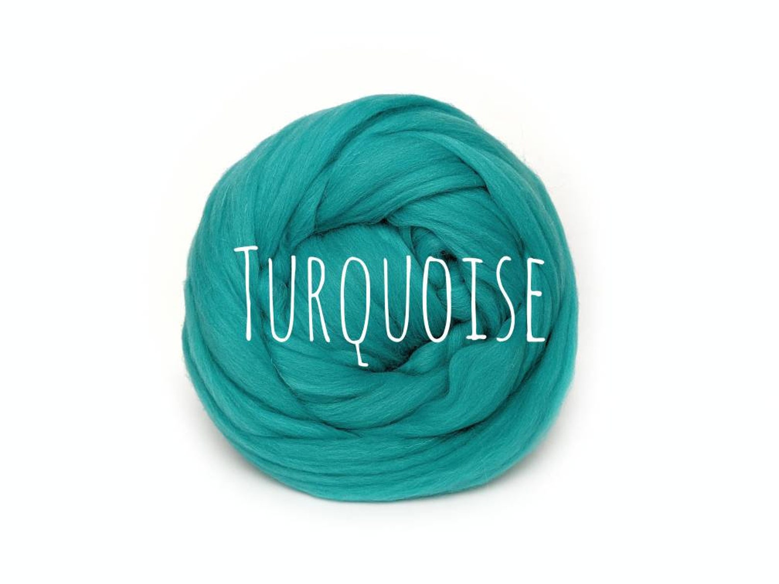 Turquoise Super Chunky Wool Yarn for Arm Knitting Giant Yarn - Etsy