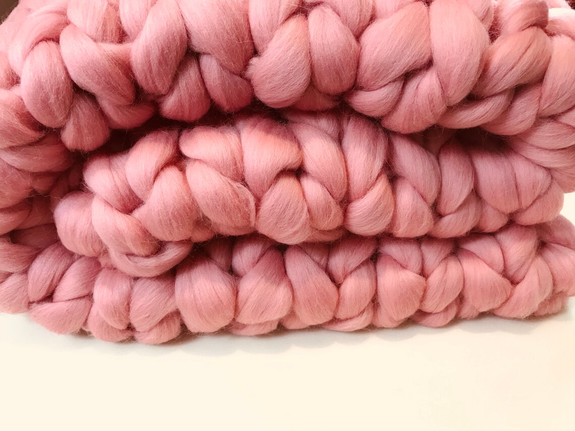 Turquoise Super Chunky Wool Yarn for Arm Knitting Giant Yarn Jumbo Knit ...
