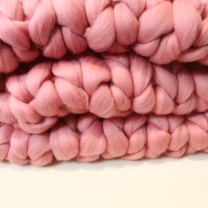 Turquoise Super Chunky Wool Yarn for Arm Knitting Giant Yarn Jumbo Knit ...