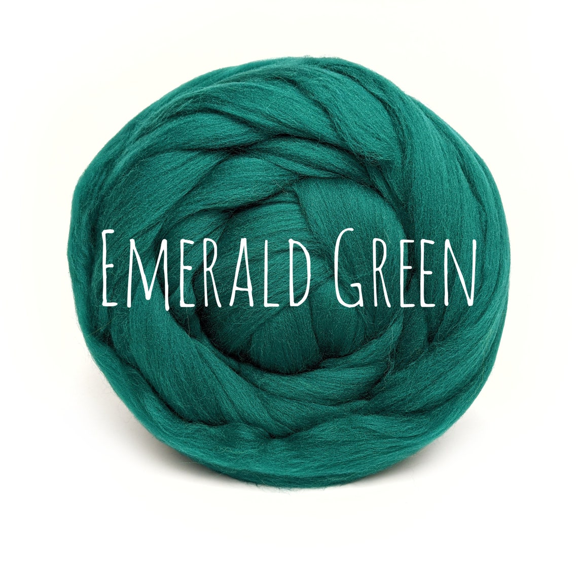 Super Chunky Wool EMERALD GREEN Yarn for Arm Knitting Giant | Etsy