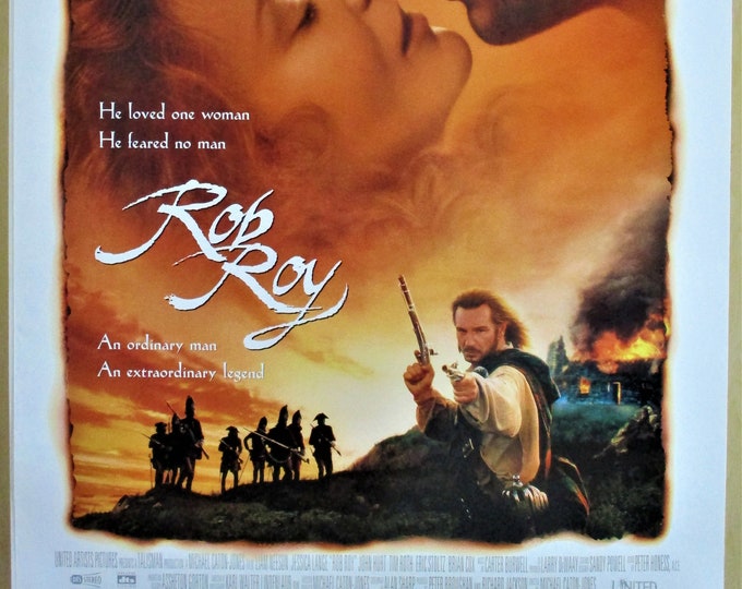 ROB ROY, 1995 Original Rolled 27 X 41 Vintage Movie Poster, Liam Neeson ...