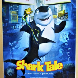 SHARK TALE, Original 27x40 Movie Poster, Animated Feature, Will Smith ...