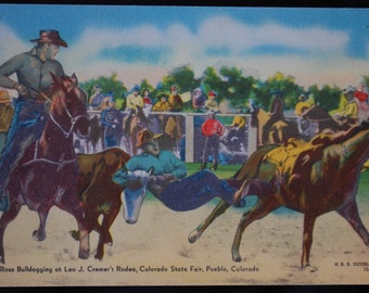 Cowboy postcard | Etsy