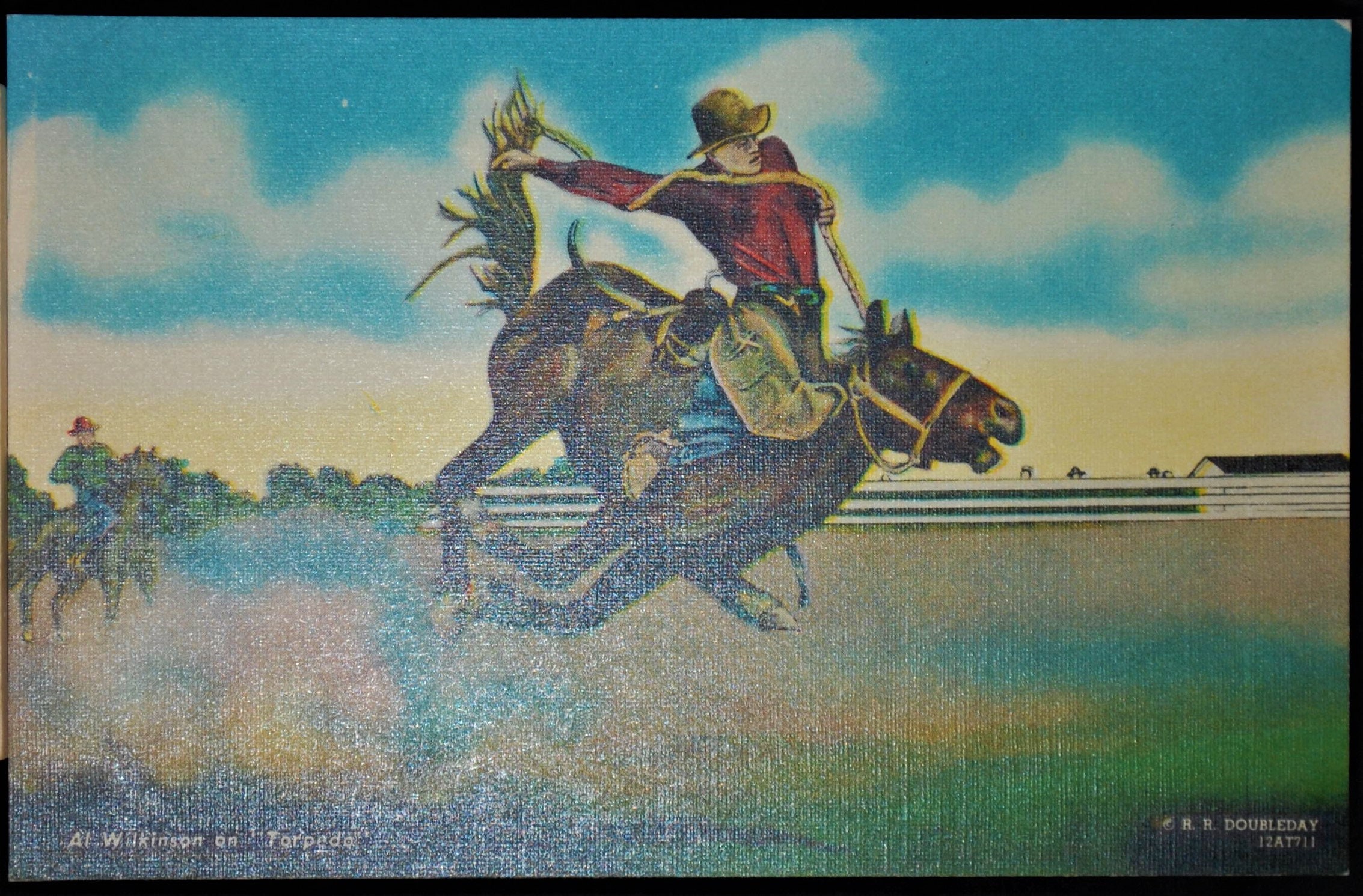 Vintage Cowboy Postcard