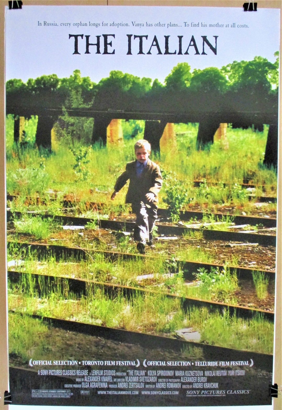 THE ITALIAN (ITALYANETS), Original Rolled 27 X 40" Movie Poster, Russian Film, Nikolay ...