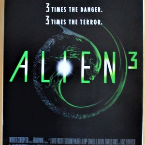ALIEN 3, 1992 Original Rolled 27 X 40 Movie Poster, Vintage Horror Film ...