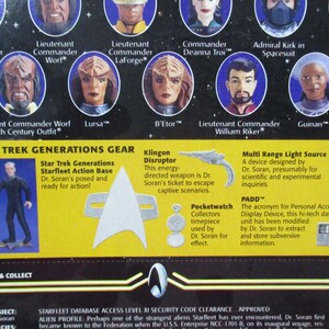 STAR TREK Dr. Soran Character Figure, Generations, Starfleet Nemesis ...