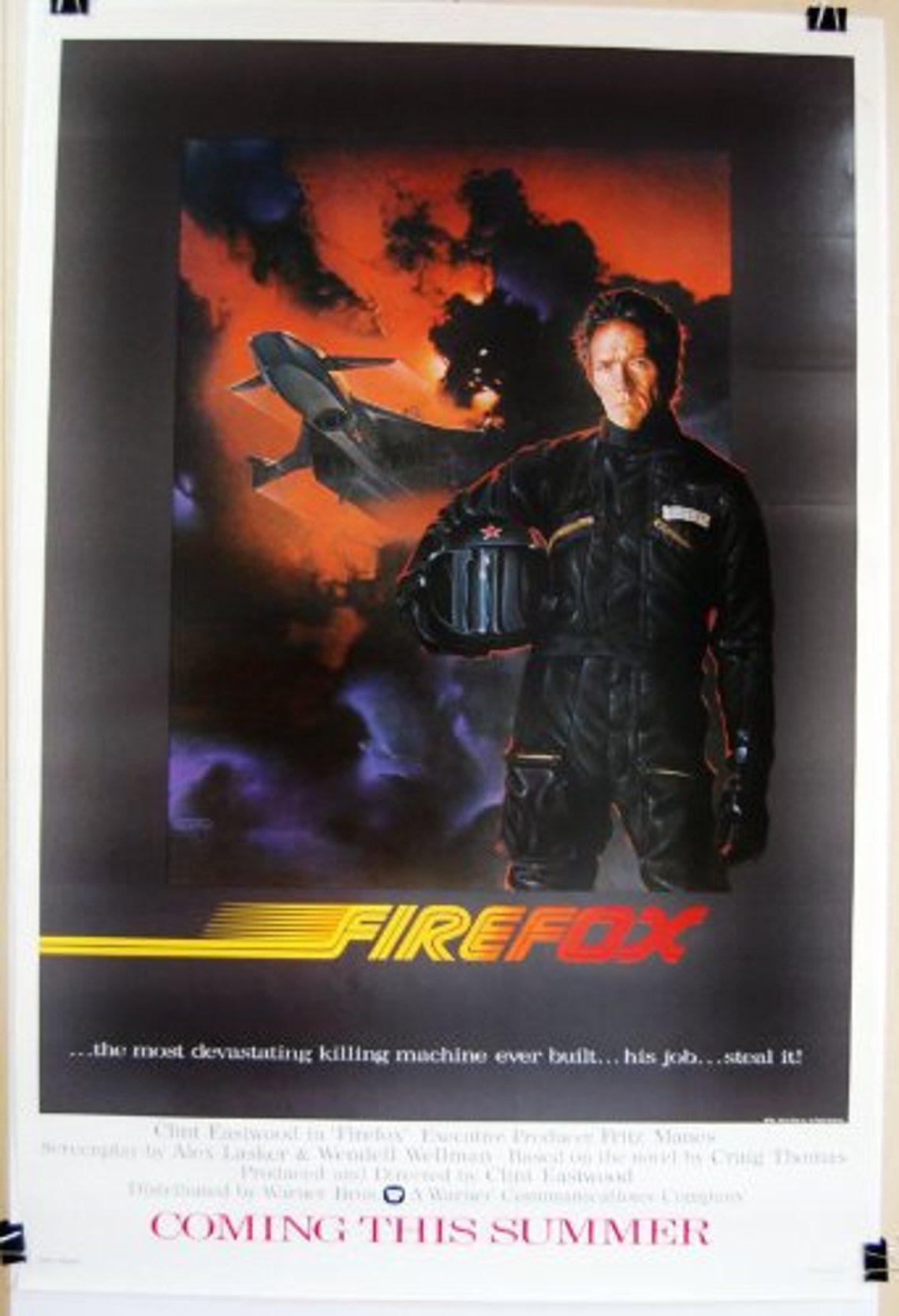 Clint Eastwood in FIREFOX 1982 Original Rolled 27x41 - Etsy