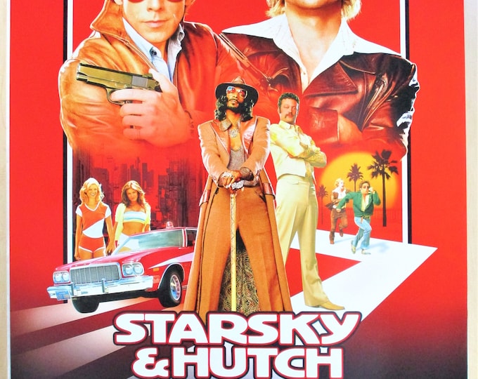 STARSKY and HUTCH, Original 27x40 DS Movie Poster, Ben Stiller, Owen ...
