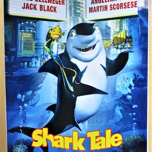 SHARK TALE, Original 27x40 Movie Poster, Animated Feature, Will Smith ...