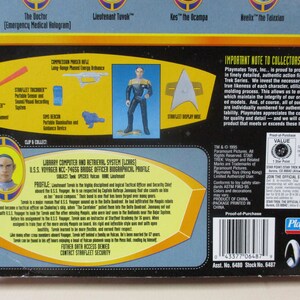 STAR TREK Lieutenant Tuvok Action Figure, Voyager, Playmates 6487, NIP ...