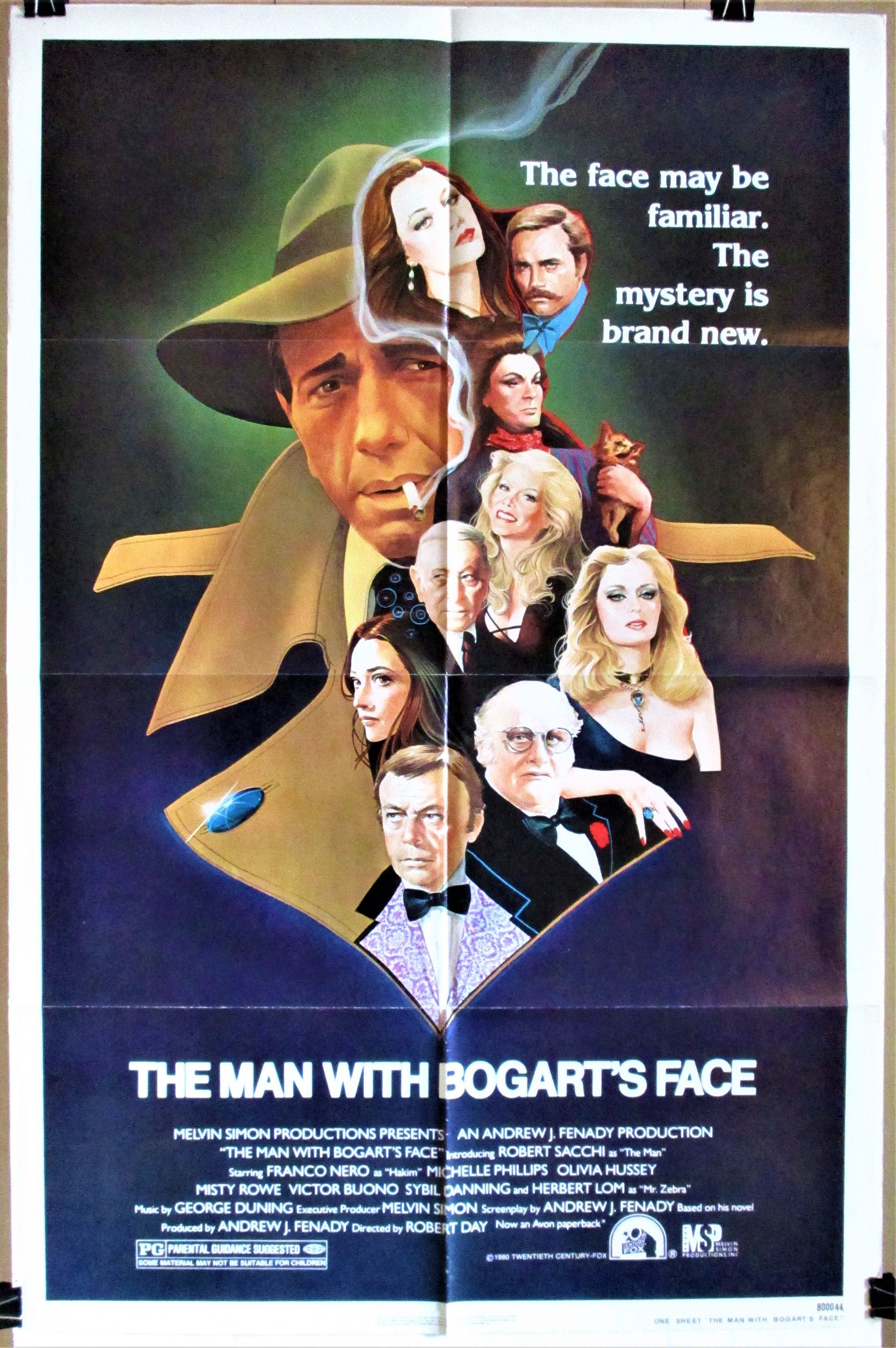 The MAN With BOGART'S FACE 1980 Original 27x41 Vintage - Etsy