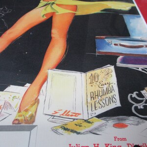 March 1951 Pin-up Page, Freeman Elliott Art, Artists' Sketch Pad Calendar Girl, Vintage Pinup ...