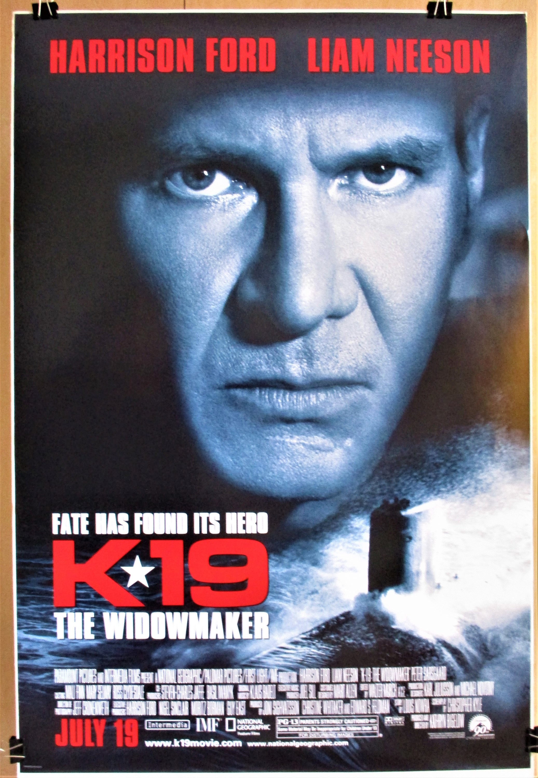 K-19 the WIDOWMAKER Original 27x40 Movie Poster Submarine | Etsy