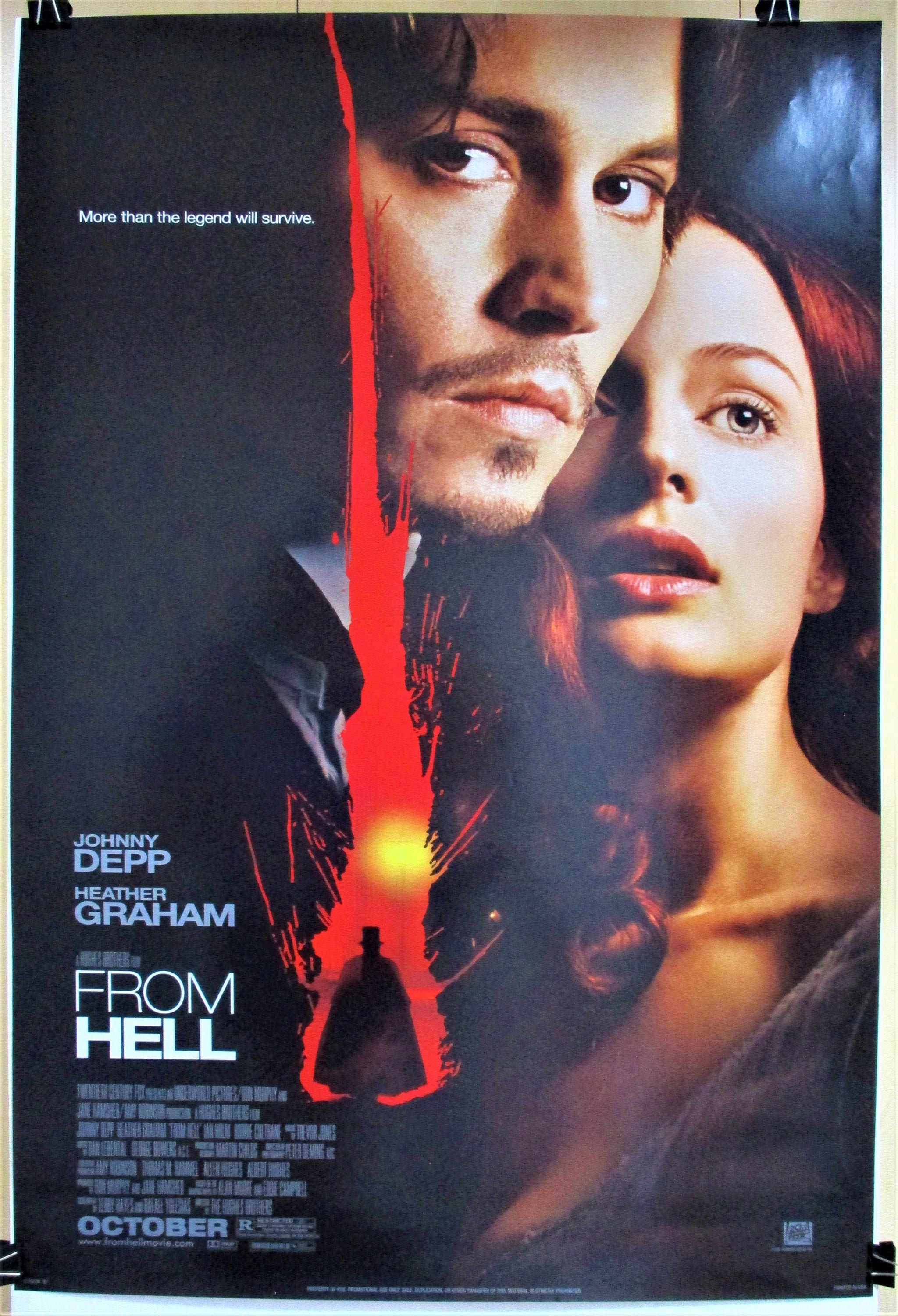 FROM HELL 2001 Original One Sheet Movie Poster 27x40 | Etsy