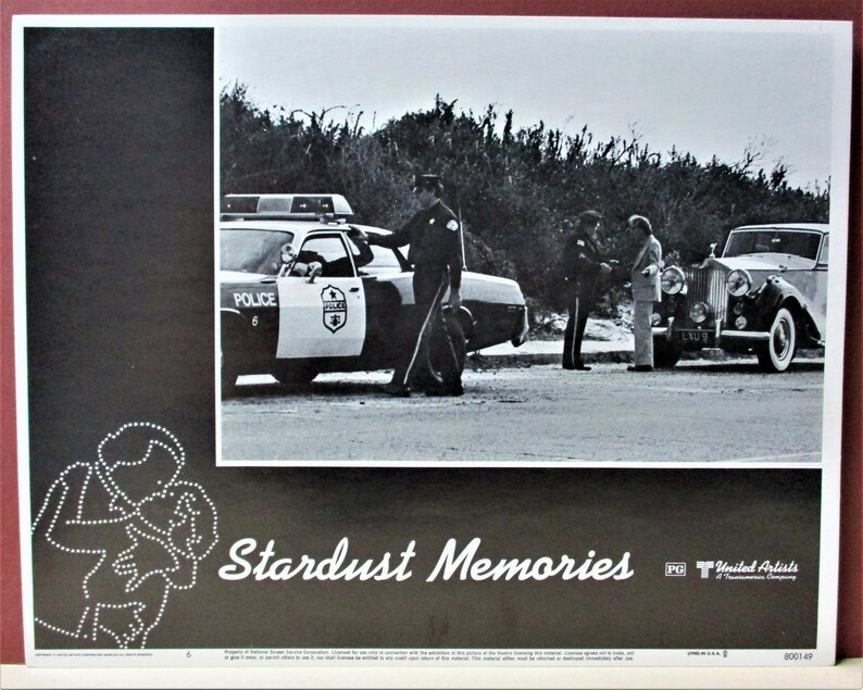 STARDUST MEMORIES 1980 Lot of 4 Original Lobby Card - Etsy