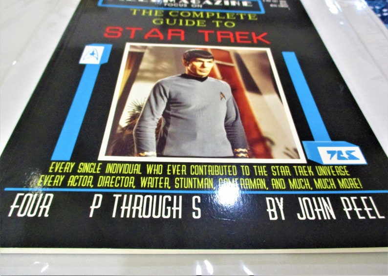 1987 STAR TREK the Complete Guide Four P Through S Files | Etsy
