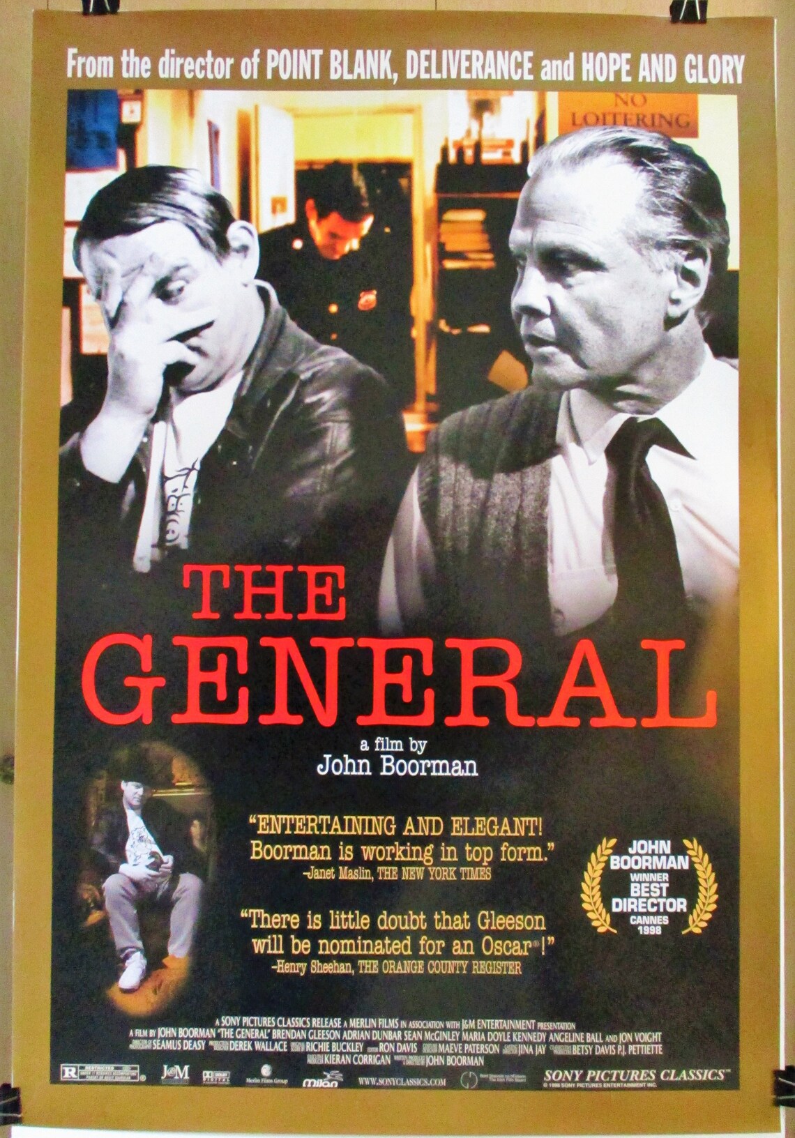 1998 THE GENERAL Original 27x40 Movie Poster Vintage Film - Etsy