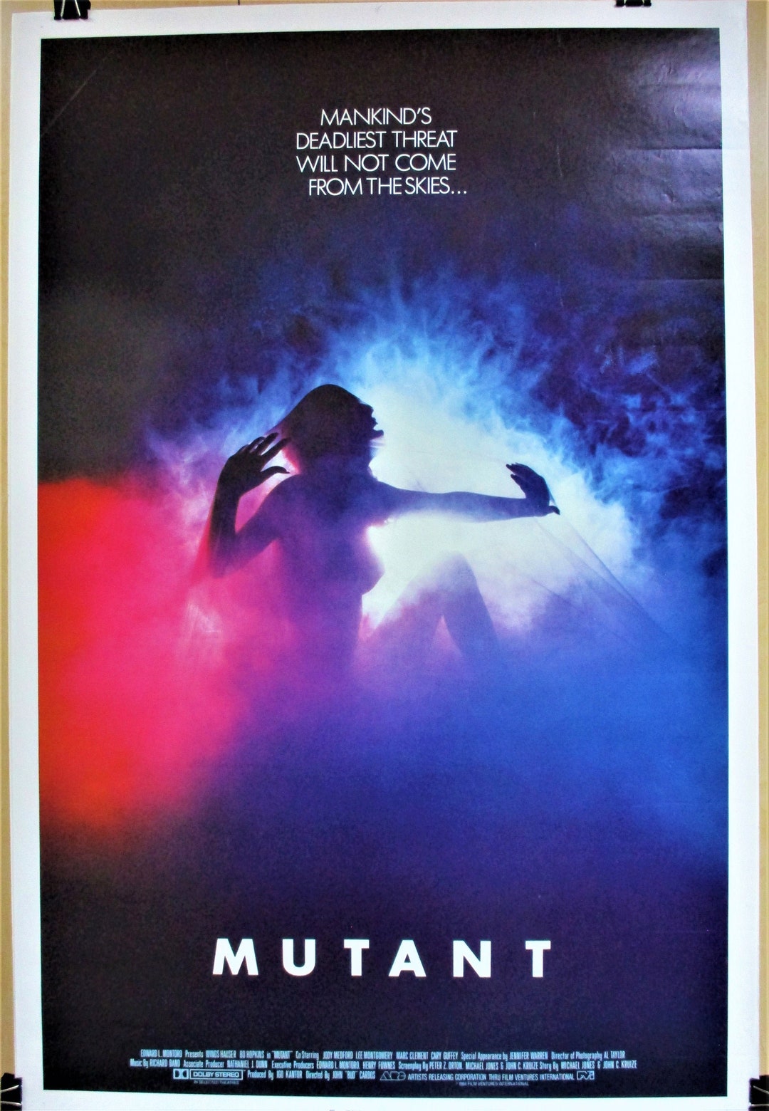 MUTANT, 1984 Original Rolled 27 X 41" Movie Poster, Teaser A-2, HORROR ...