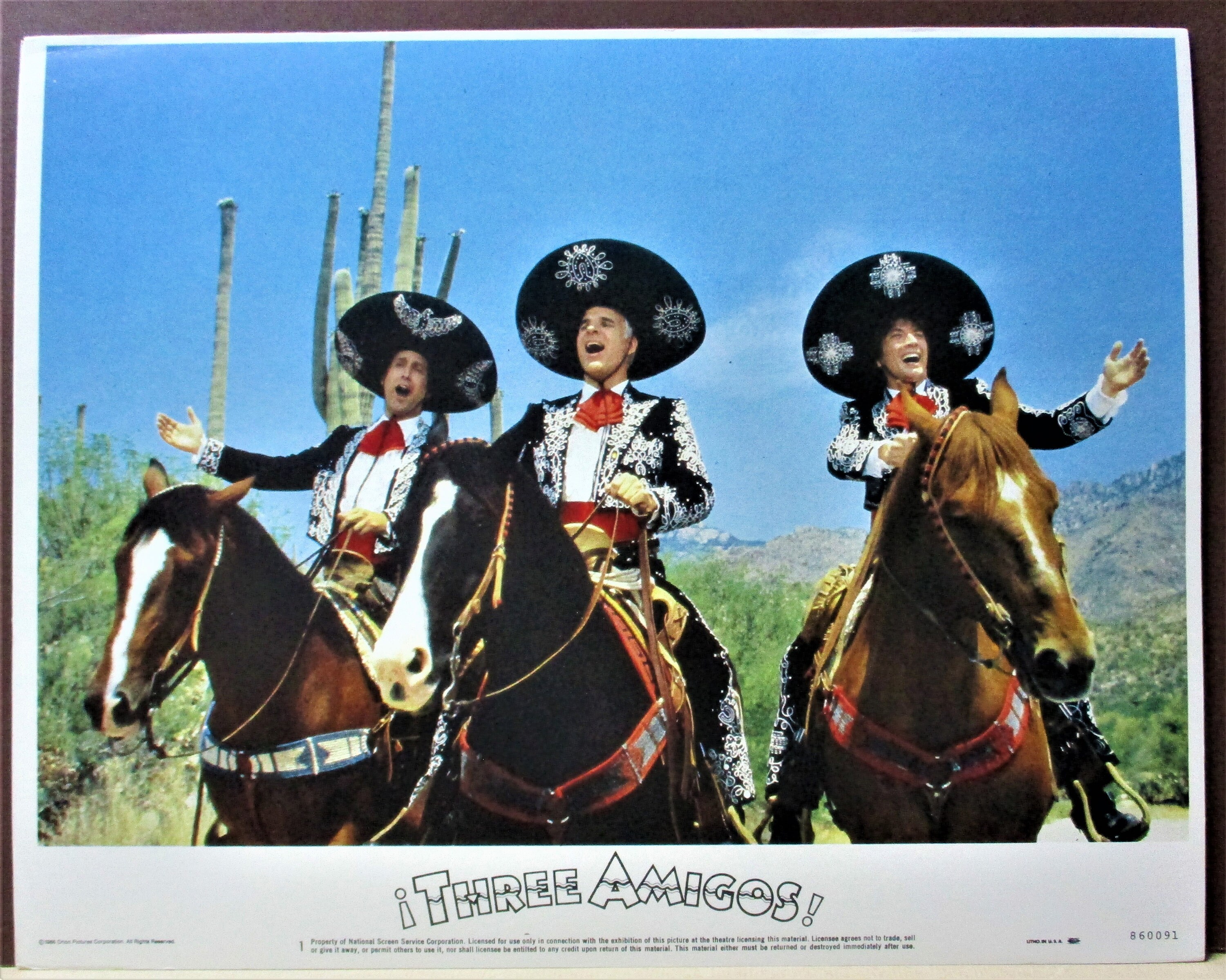 Three Amigos Movie Poster