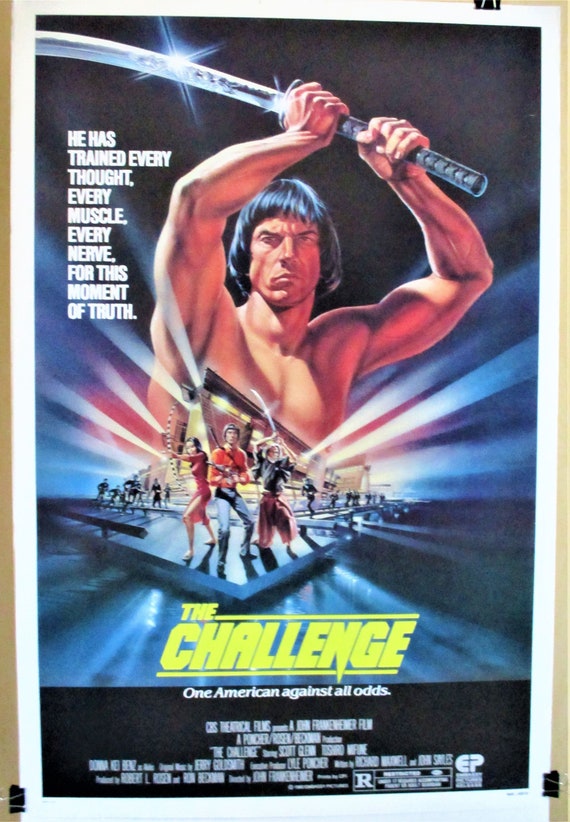 THE CHALLENGE 1982 Original One Sheet Vintage Movie Poster | Etsy