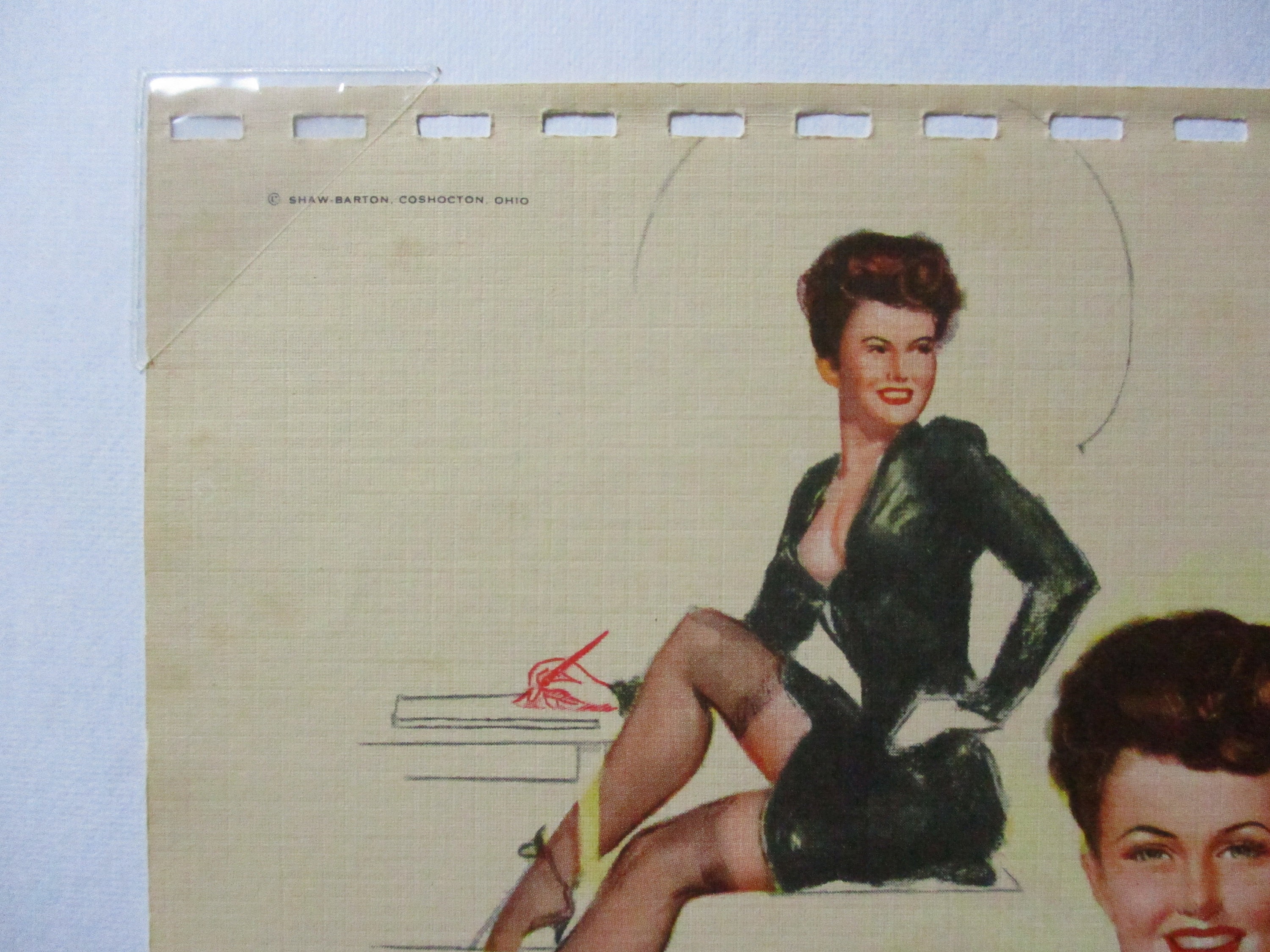 Pinup April 1948 Earl Macpherson Vintage Pin-up Calendar - Etsy UK