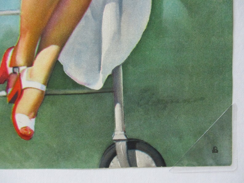 Vintage Elvgren Pinup September Pin-up Girl Doctor's - Etsy