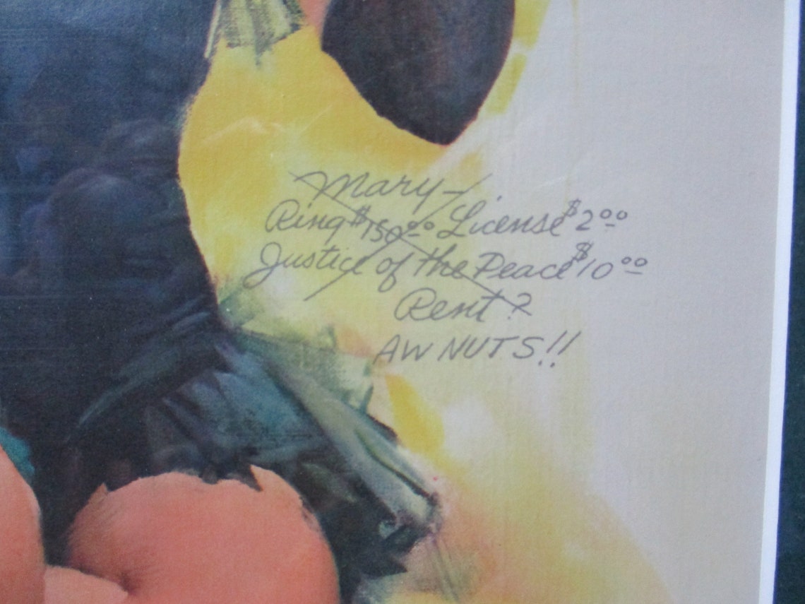 September 1952 Pin-up Page Ted Withers Art Mary Ready for | Etsy