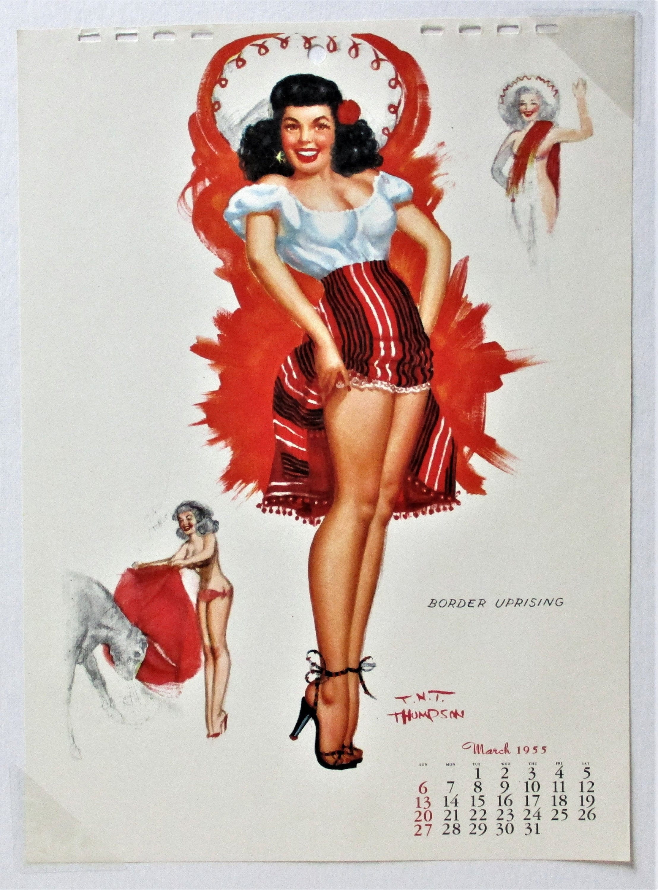 March Pin Up