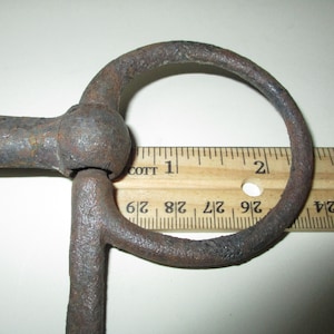 Vintage Snaffle Driving Horse Bit, Vintage Half Cheek Iron Horse Bit ...