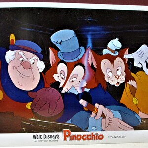 Walt Disney S Pinocchio 1971 Re Release Movie Lobby Card 11x14 All
