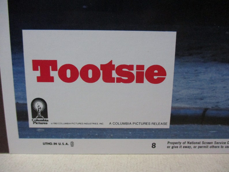 DUSTIN HOFFMAN in TOOTSIE 1982 Original Lobby Card - Etsy