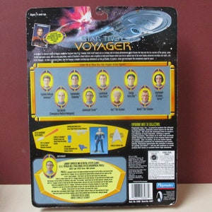STAR TREK Lieutenant Tuvok Action Figure, Voyager, Playmates 6487, NIP ...