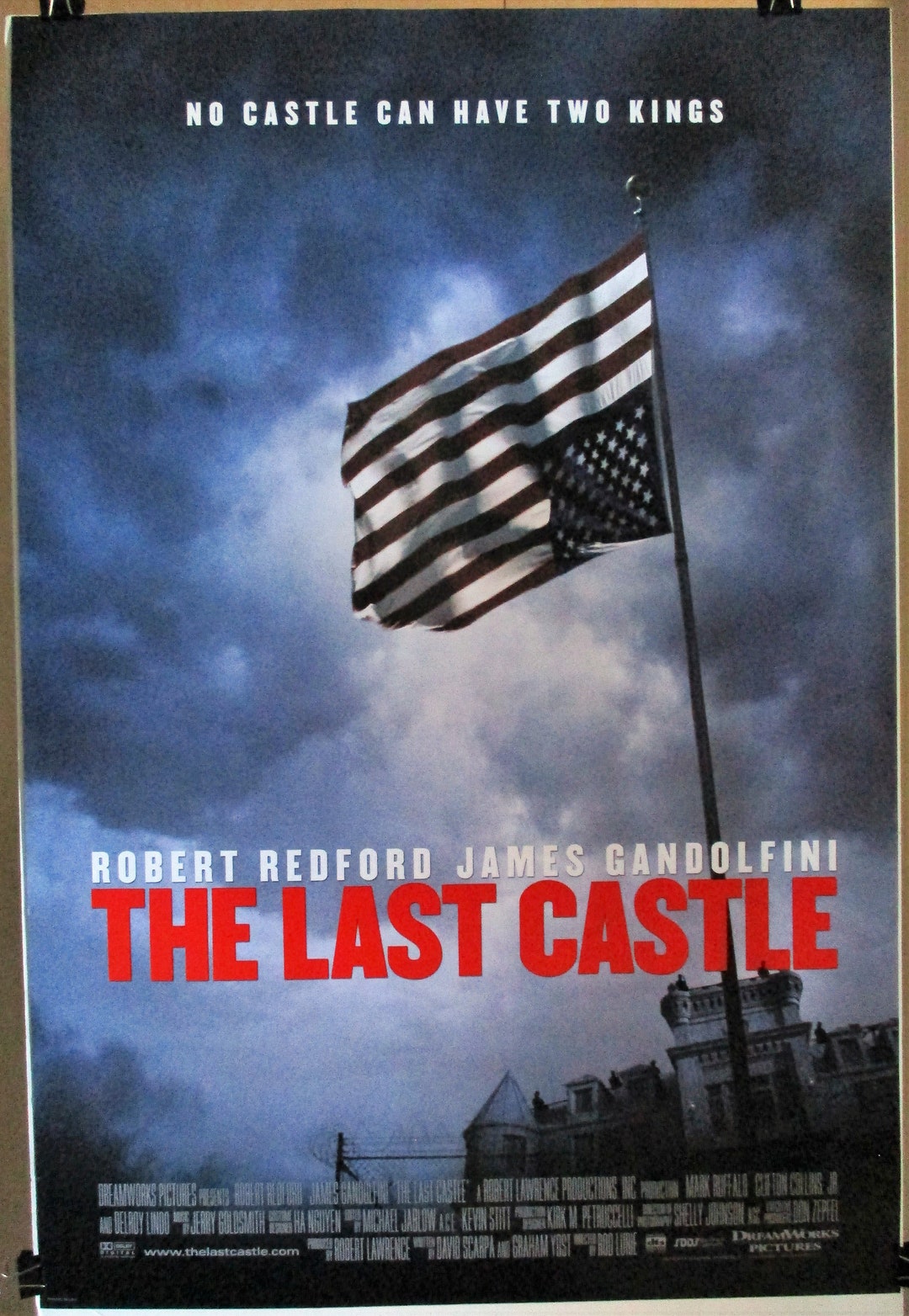 THE LAST CASTLE, Original Rolled 27 X 40 Movie Poster, Robert Redford ...